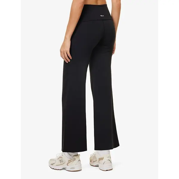 TALA Dayflex Slim-fit Stretch-woven Trousers - Black