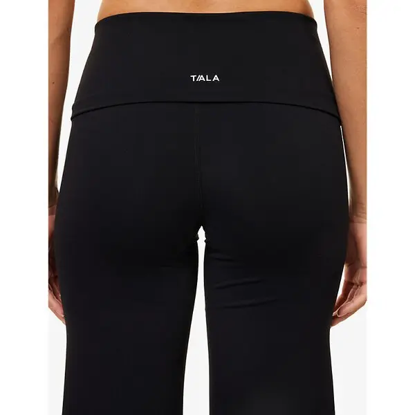 TALA Dayflex Slim-fit Stretch-woven Trousers - Black