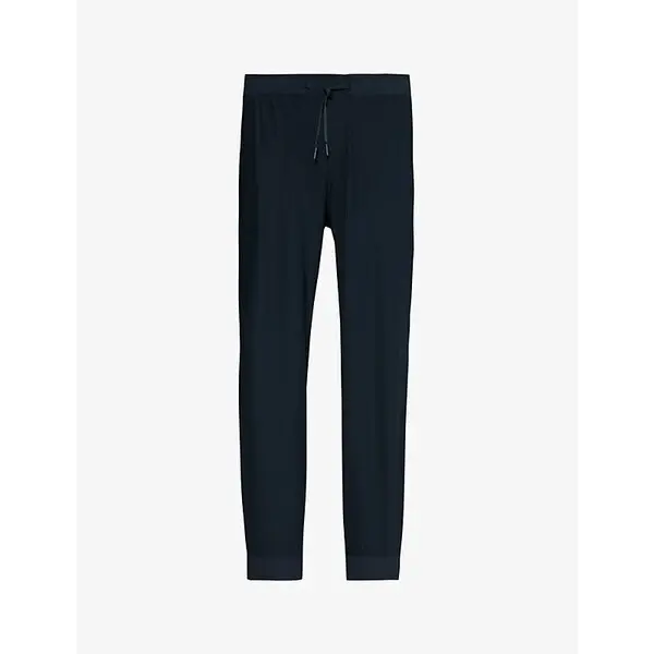 Lululemon Abc Drawstring-waist Stretch-wovem Jogging Bottoms - True Navy