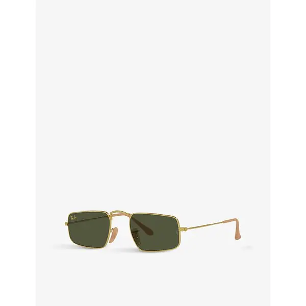 Ray-ban Julie Rectangular Sunglasses - Gold