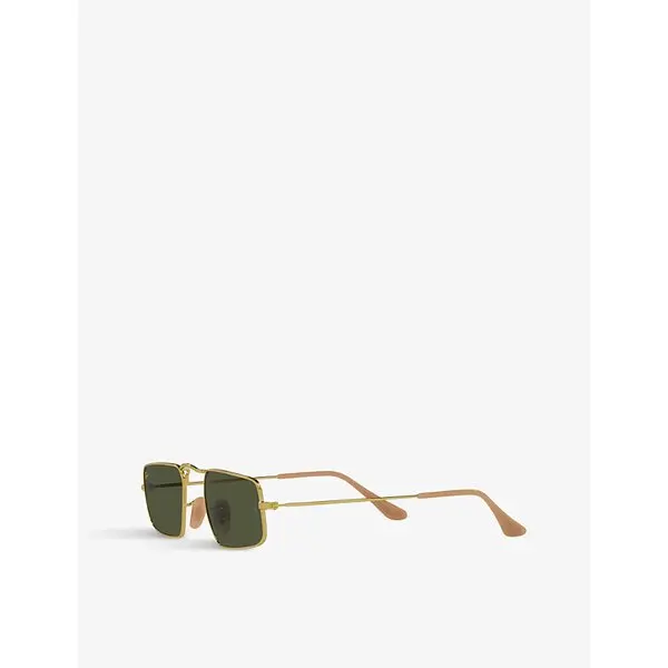 Ray-ban Julie Rectangular Sunglasses - Gold