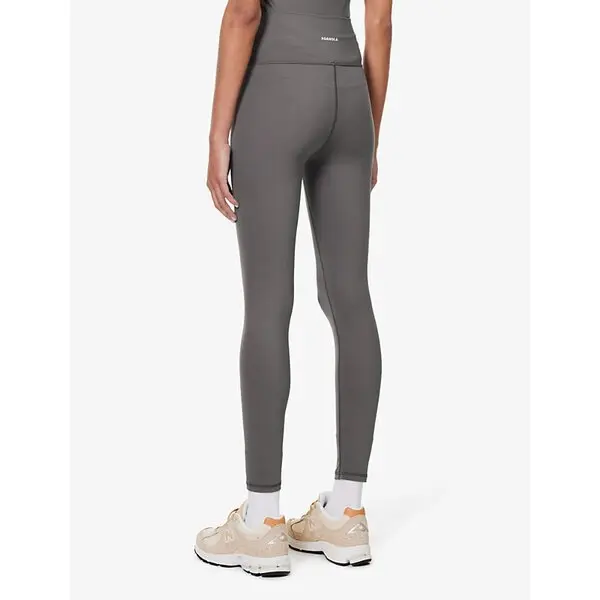ADANOLA Ultimate Wrap-over Workout Leggings - Dark Grey