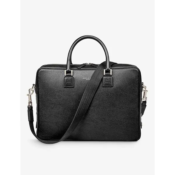 ASPINAL OF LONDON Mount Street Leather Laptop Bag - One-color