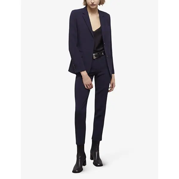 The Kooples Slim-fit Single-breasted Stretch-woven Blazer - Nav03