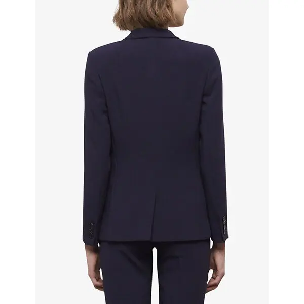 The Kooples Slim-fit Single-breasted Stretch-woven Blazer - Nav03