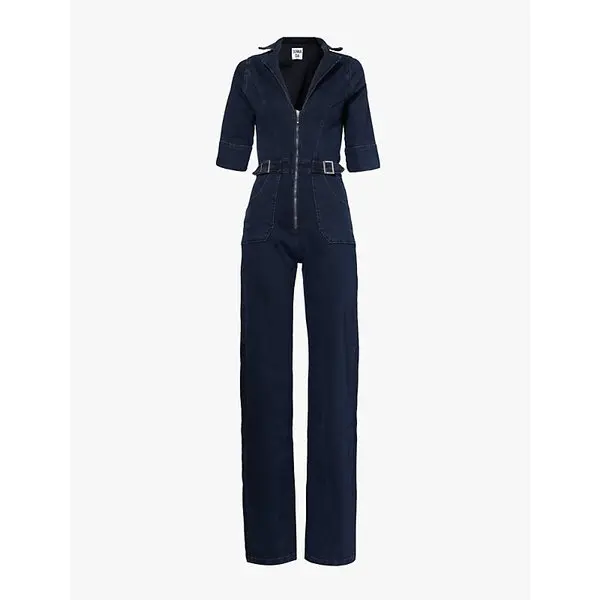 Donna Ida Jumpsuit Buy DONNA IDA Cassandra Blue Denim Flared
