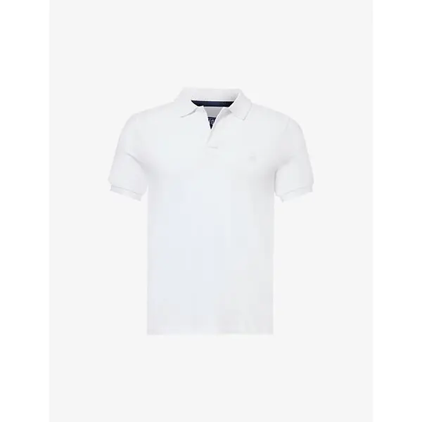 Vilebrequin Palatin Logo-embroidered Cotton Polo Shirt - Blanc