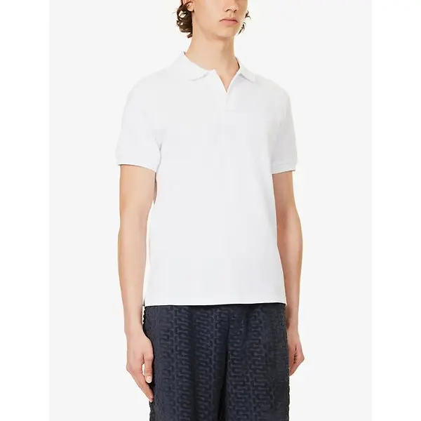 Vilebrequin Palatin Logo-embroidered Cotton Polo Shirt - Blanc