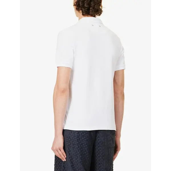 Vilebrequin Palatin Logo-embroidered Cotton Polo Shirt - Blanc