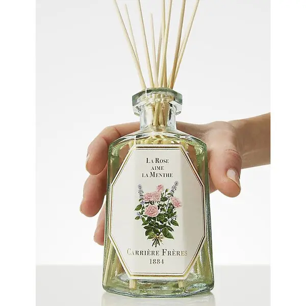 CARRIERE FRERES La Rose Aime Scented Diffuser Set