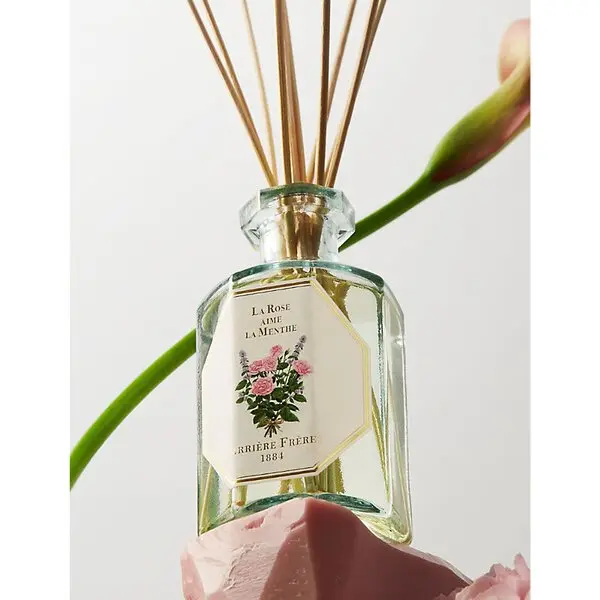 CARRIERE FRERES La Rose Aime Scented Diffuser Set