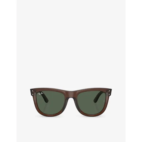 Ray-ban Wayfarer Reverse Square-frame Sunglasses - Brown