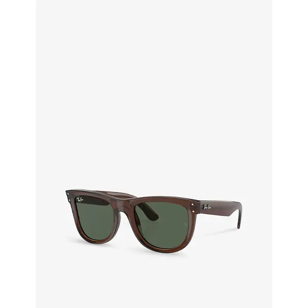 Ray-ban Wayfarer Reverse Square-frame Sunglasses - Brown