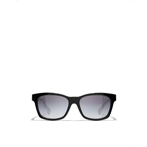 Chanel Square Sunglasses - Black