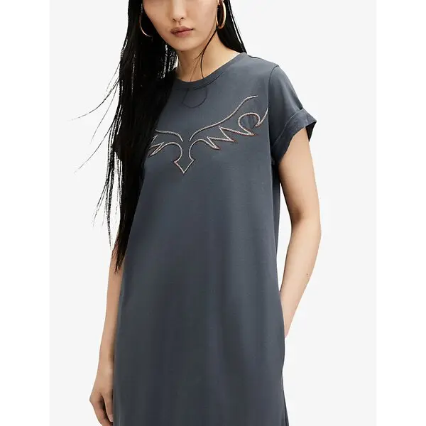 fitted lace wedding dress AllSaints Women's Dresses Anna SNK Maxi Dress Black UK 6/US 2 at Amazon  Women's Clothing store