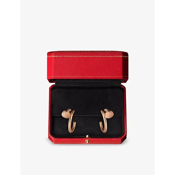 Cartier 18ct Rose Gold Juste Un Clou Earrings