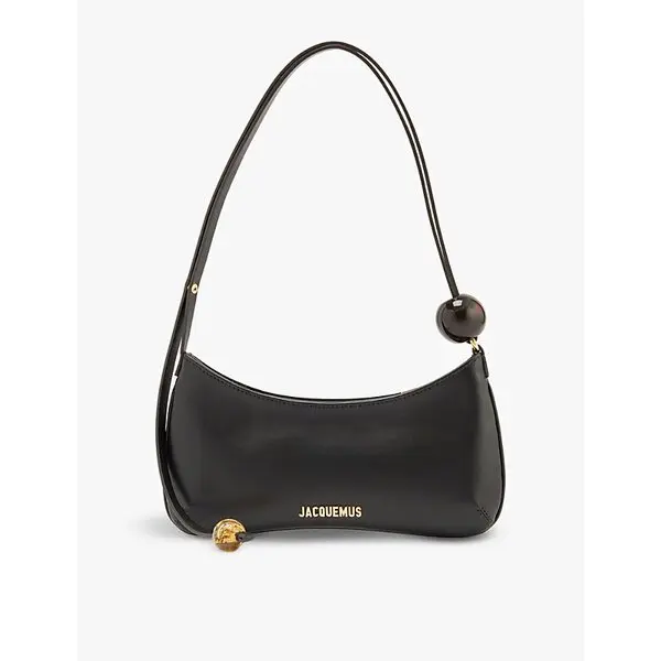 Jacquemus Le Bisou Perle Leather Shoulder Bag
