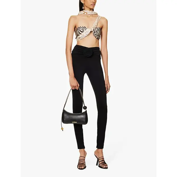 Jacquemus Le Bisou Perle Leather Shoulder Bag