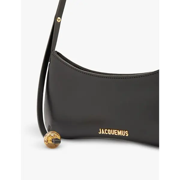 Jacquemus Le Bisou Perle Leather Shoulder Bag
