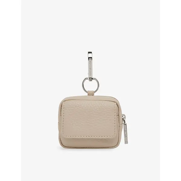 Whistles Bibi Leather Keyring - Brown