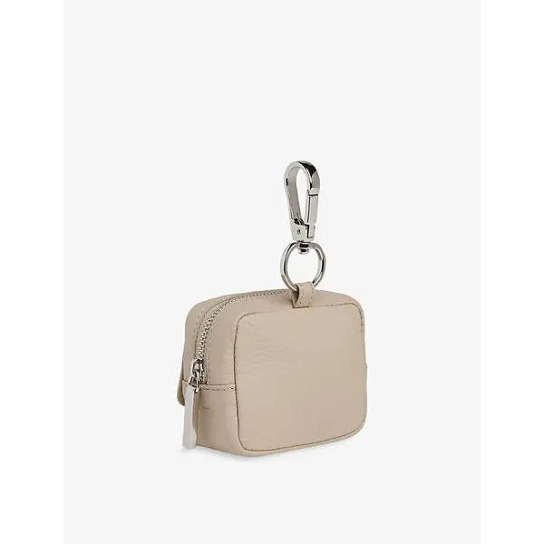 Whistles Bibi Leather Keyring - Brown