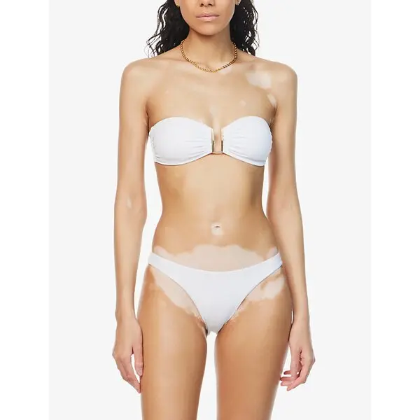 Melissa Odabash Barcelona Bandeau Bikini Top - White