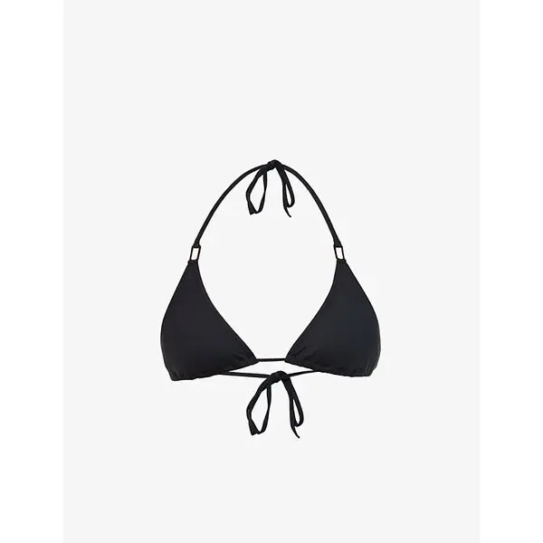 Melissa Odabash Cancun Halter-neck Bikini Top - Black