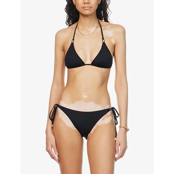 Melissa Odabash Cancun Halter-neck Bikini Top - Black