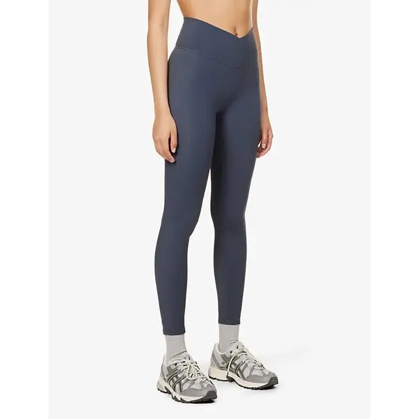 ADANOLA Ultimate Wrap-over Workout Leggings - Midnight Blue