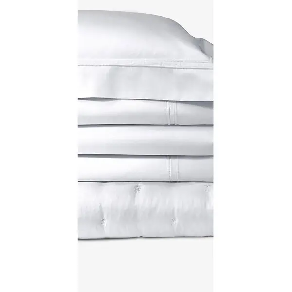 YVES DELORME Triomphe Cotton Duvet Cover - Blanc