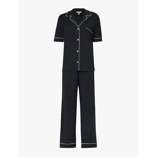 Eberjey Gisele Stretch-woven Pyjama Set - Sorbet Black