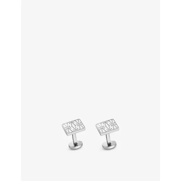 CARTIER Double C De Palladium-plated Sterling- Cufflinks - Silver