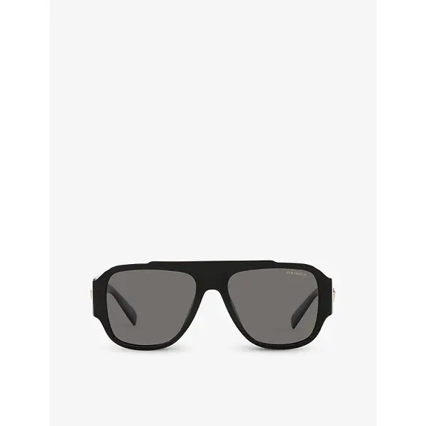 Versace Ve4436u Pillow-frame Sunglasses - Black