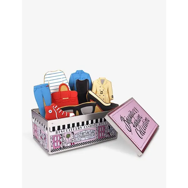 BISCUITEERS Fashion Icons Iced Biscuit Tin 250g - One-color