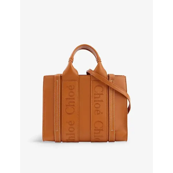 Chloé Woody Leather Tote Bag