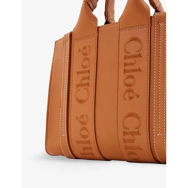 Chloé Woody Leather Tote Bag