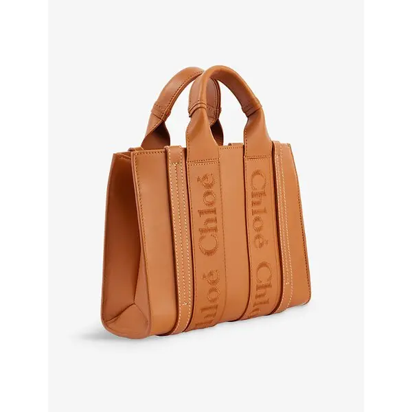 Chloé Woody Leather Tote Bag