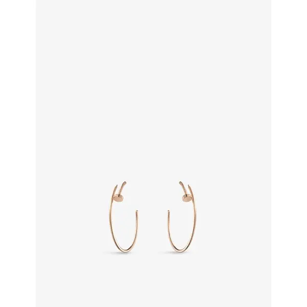 CARTIER Juste Un Clou Single Hoop Earrings - Rose Gold