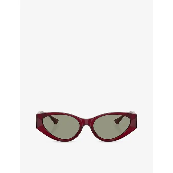 Versace Ve4454 Cat-eye Sunglasses - Red