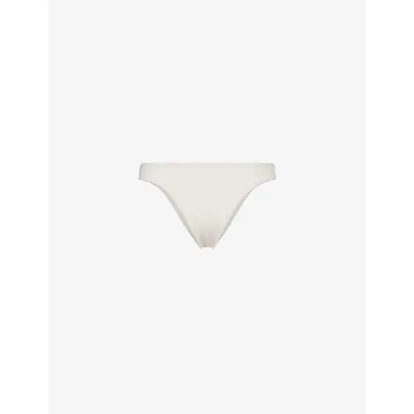 Monday Swimwear Byron Mid-rise Bikini Bottoms - Ivory Rec