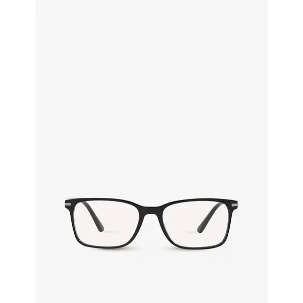 Prada Rectangle-frame Eyeglasses - Black
