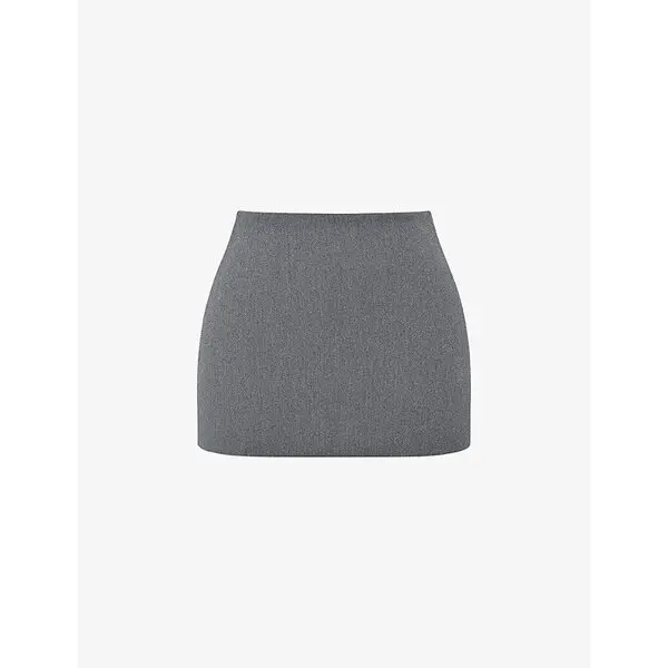 House Of Cb Jessamine A-line Mini Skirt - Grey