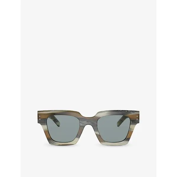 Dolce & Gabbana Square-frame Acetate Sunglasses - Multi-coloured