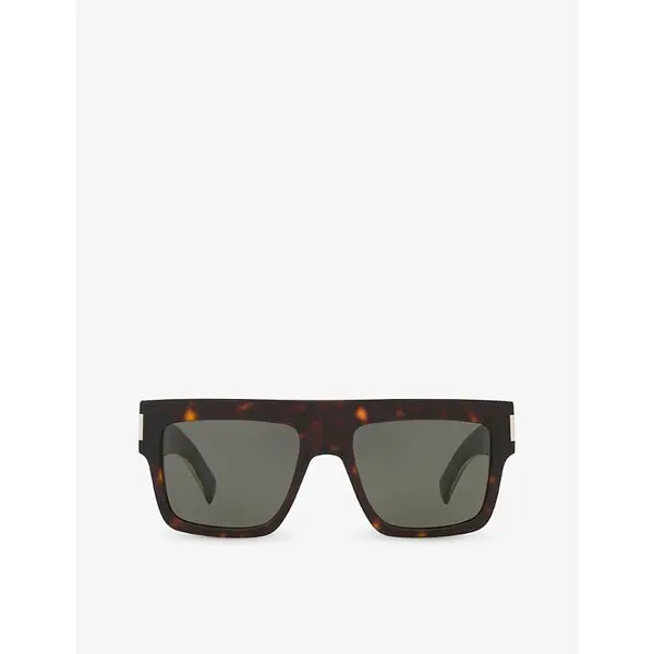 Saint Laurent Sl628 Square Sunglasses - Brown