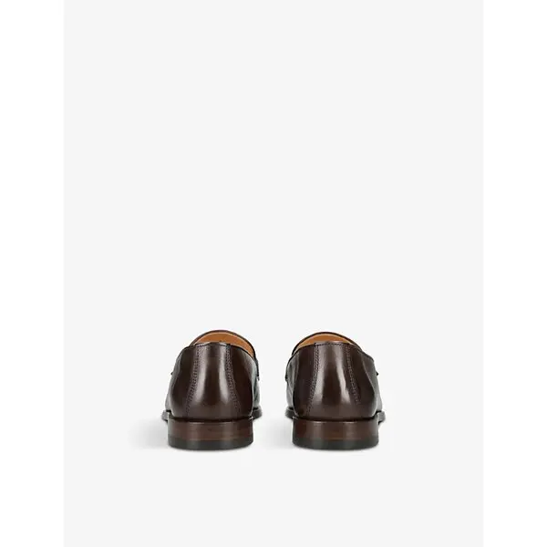 Brunello Cucinelli Classic Panelled Leather Penny Loafers