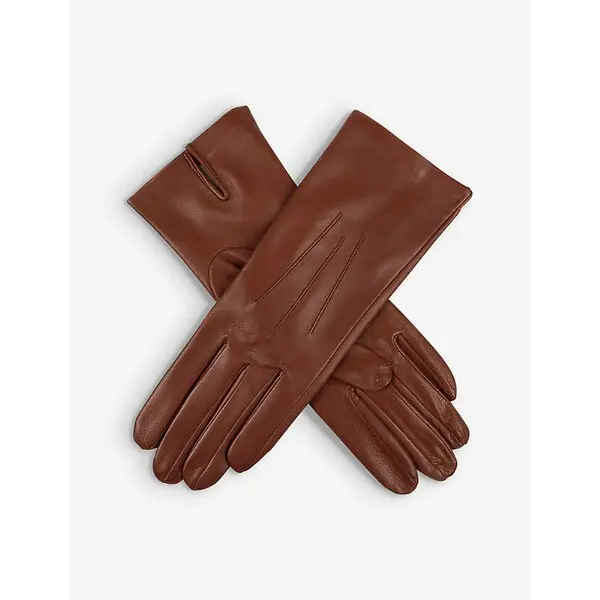 DENTS Felicity Leather Gloves - Cognac