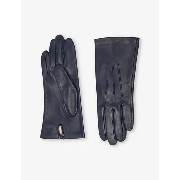 DENTS Felicity Leather Gloves - Navy