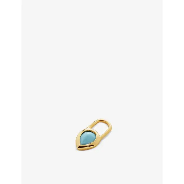 Monica Vinader Teardrop Earring Charm - Blue