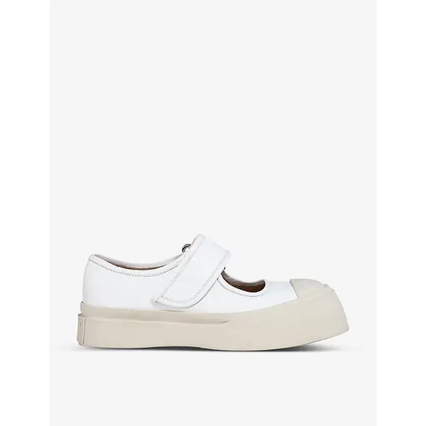 Marni Chunky-sole Leather Mary Jane Trainers