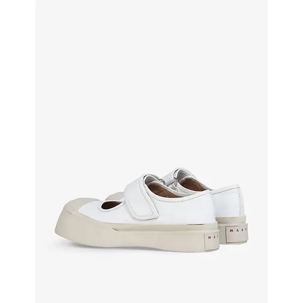 Marni Chunky-sole Leather Mary Jane Trainers